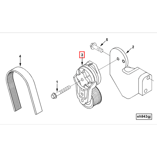 3934822 Cummins | Belt Tensioner | Source One Parts Center