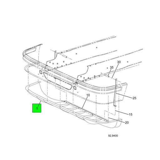 3509489C1 Navistar International | Air Dam Panel | Source One Parts Center