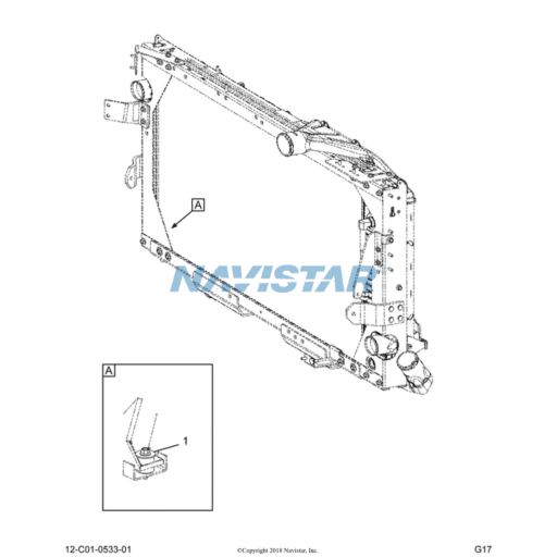 2590841C91 Navistar International | KIT RADIATOR ISOLATOR | Source One ...
