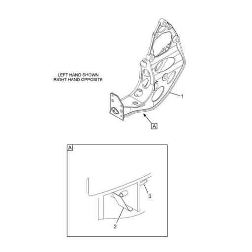 3625690C4 Navistar International | Front Left Spring Support Assembly ...