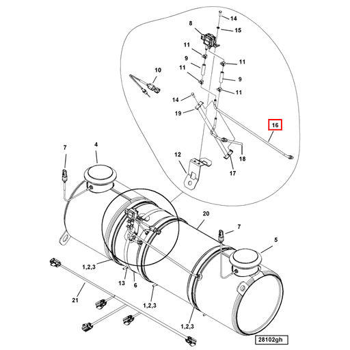 4965289 Cummins | Pressure Sensing Tube | Source One Parts Center