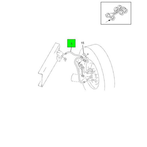 1664103C3 Navistar International | Front Hydraulic Brake Hose | Source ...