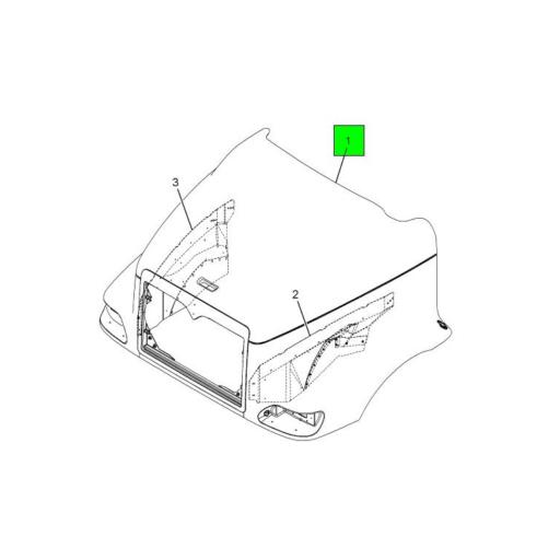 3551825C94 Navistar International | Hood Assembly | Source One Parts Center