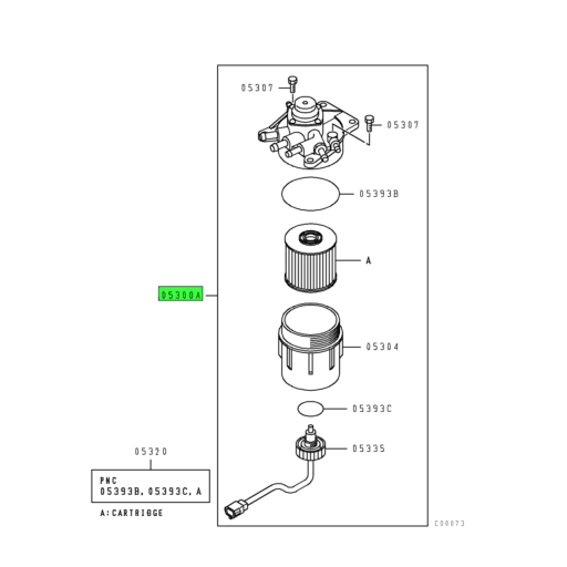 ME223931 Mitsubishi FUSO | Fuel Filter Assembly | Source One Parts Center