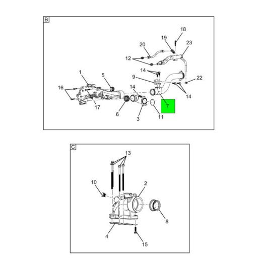 7095291C94 Navistar International | EGR Cooler Supply Tube Assembly ...