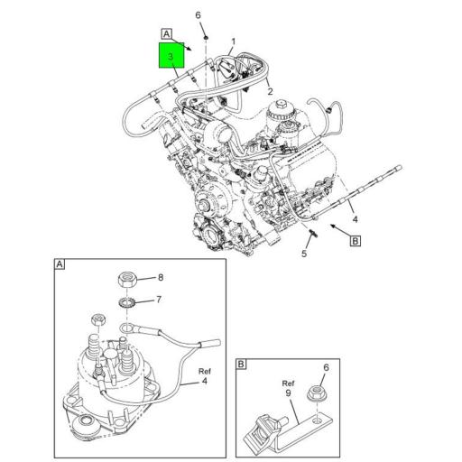 1845791C92 Navistar International | Right Glow Plug Harness Assembly ...