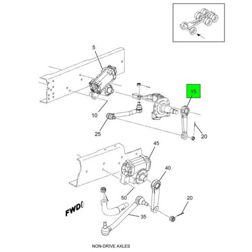 3577151C1 Navistar International | Pitman Arm Power Steering Gear TAS85 ...