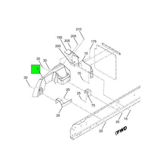 3565886C2 Navistar International | Front Fender Left Panel | Source One ...