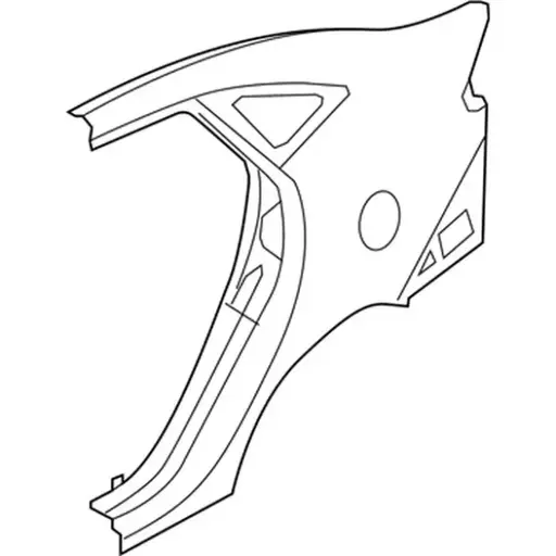 G2BZ5427840A Ford | Quarter Panel Body Side - Right Rear Outer | Source ...