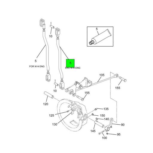 2005229C93 Navistar International | Clutch Linkage Rod | Source One ...