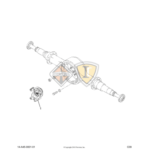2013009C91 Navistar International | Trunnion Flange | Source One Parts ...