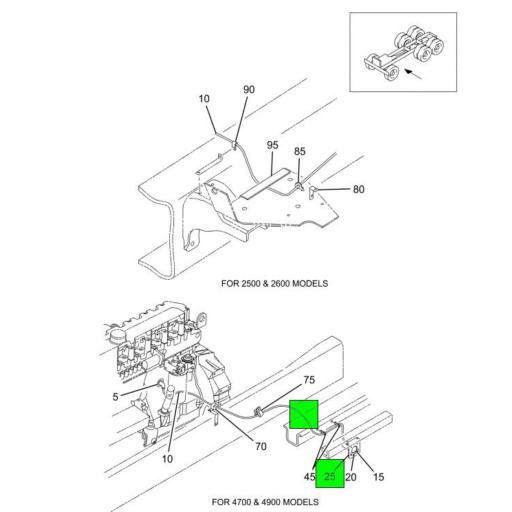 1664884C2 Navistar International | Bracket Engine Water Heater Socket ...