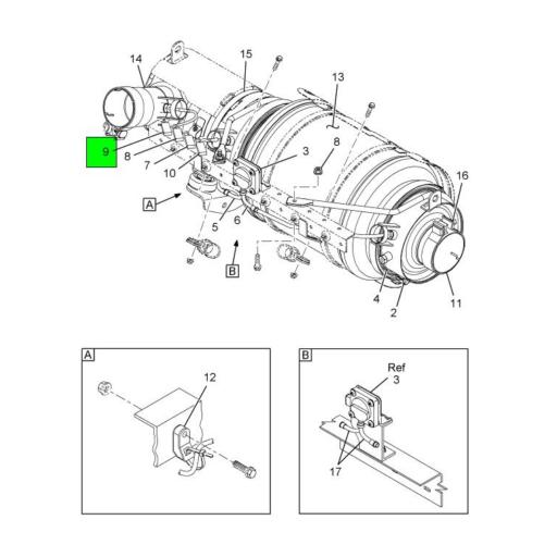 2593755C92 Navistar International | Exhaust Gas Temperature Sensor ...