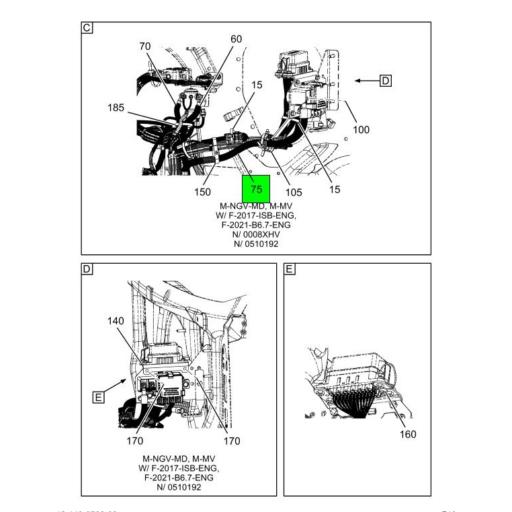 4077457C94 Navistar International | Underhood PDM Power Feed Harness ...