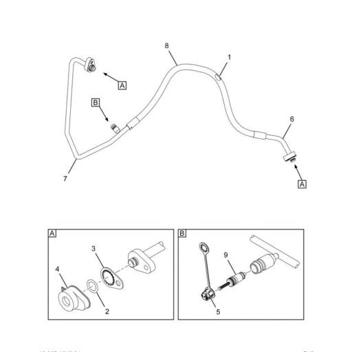 4044024C91 Navistar International | Air Conditioning Hose Compressor to ...