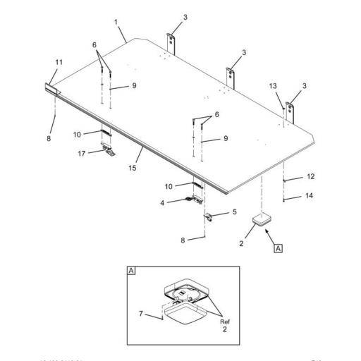 4106290C92 Navistar International | 36-Inch Lower Bunk Mattress Base ...