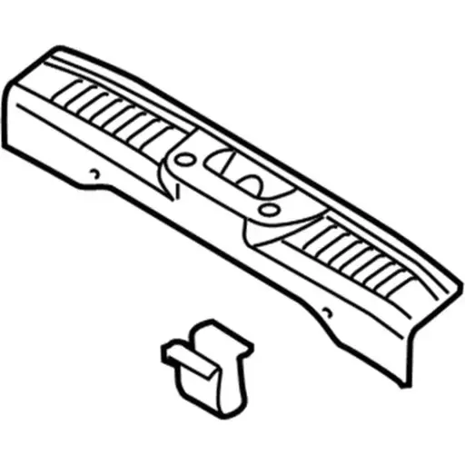 BE8Z5840374AA Ford | Rear Body Panel Trim - Rear Back | Source One ...