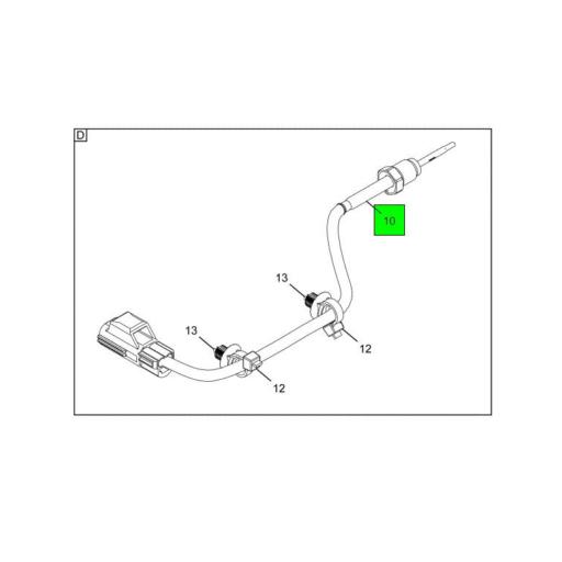 1870271C1 Navistar International | Exhaust Gas Temperature Sensor 850 C ...