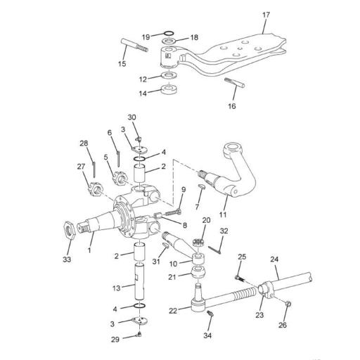 FAK5453 Navistar International | Fleetrite King Pin Kit | Source One ...