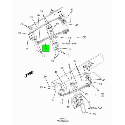 4108663C92 Navistar International | Front Chassis Spring | Source One ...