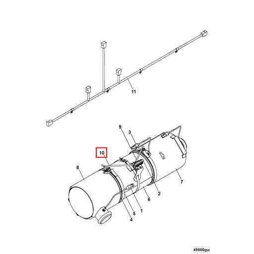 4965350 Cummins | Pressure Sensing Tube | Source One Parts Center