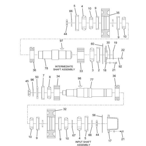 3565802C91 Navistar International | Transfer Case with Gears 13TJC ...