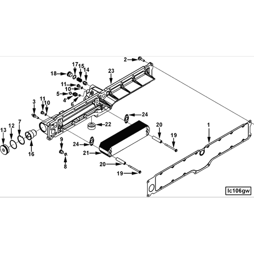 4955831 Cummins | Oil Cooler Kit | Source One Parts Center