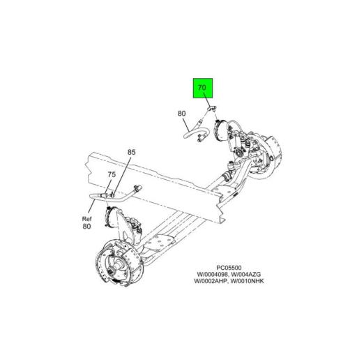 3573049C1 Navistar International | Brake Chamber Left Fitting 3/8 in ...