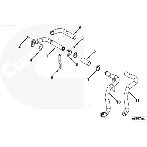 5347756 Cummins | Plain Hose | Source One Parts Center