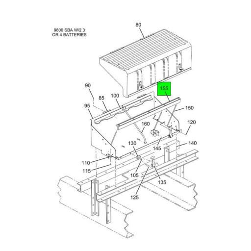 3553500C2 Navistar International | Battery Hold-Down Clamp | Source One ...