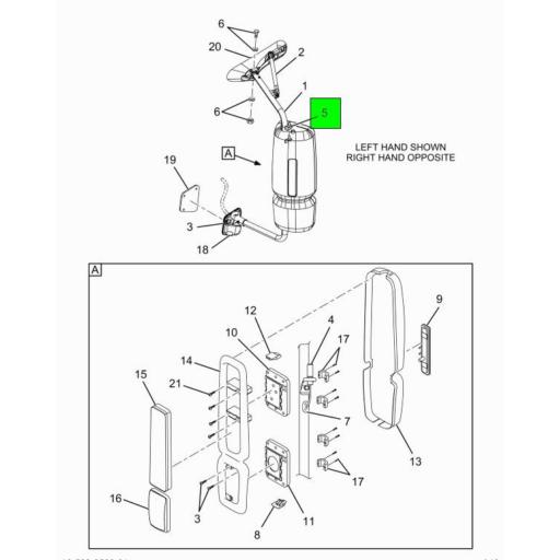 2506242C91 Navistar International | CB Antenna Holder Assembly | Source ...