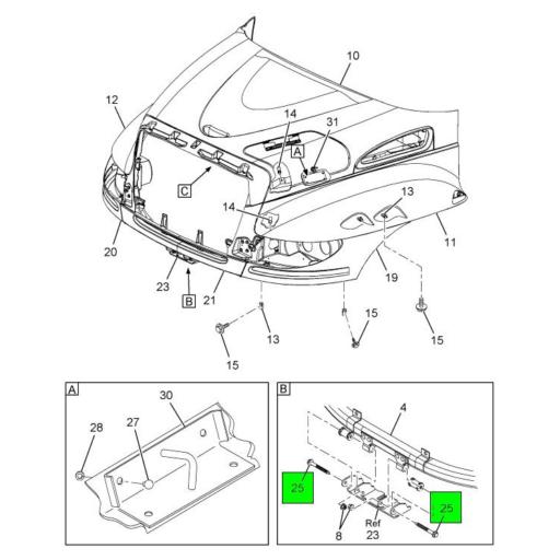 3588682C1 Navistar International | Flange Head Bolt M8 x 125 x 80 mm ...