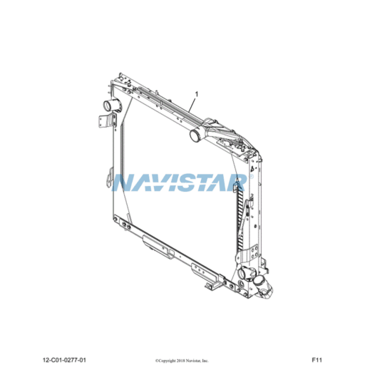 2605065C92 Navistar International | Front Radiator and Charge Air ...
