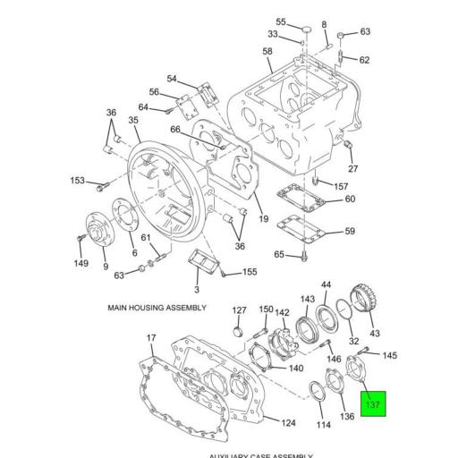 FUL4302320 Navistar International | Counter Shaft Rear Bearing Cover ...