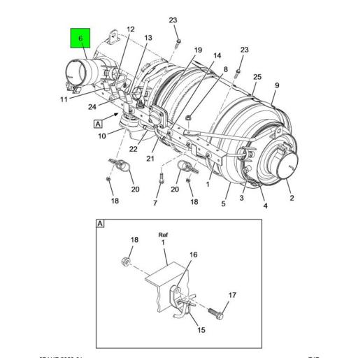 2597007C91 Navistar International | DOC Converter Assembly | Source One ...