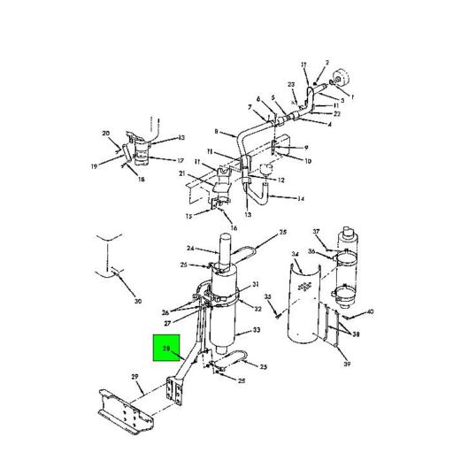 2027673C1 Navistar International | Muffler Support | Source One Parts ...