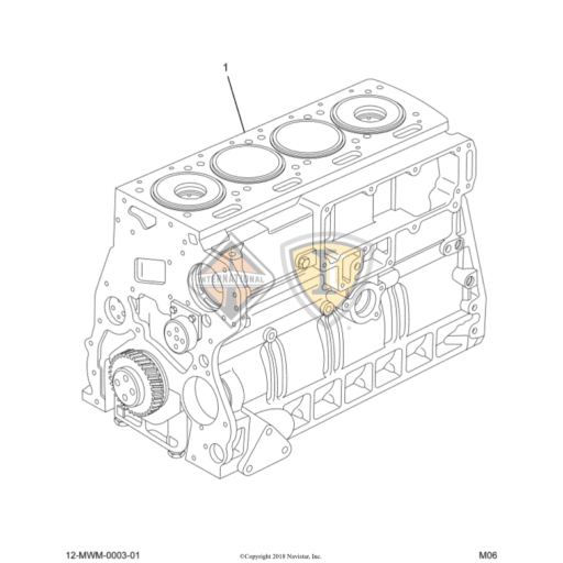 2601336C91 Navistar International | Short Block Engine | Source One ...