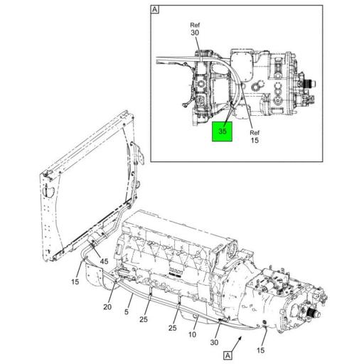 3598667C1 Navistar International | Adapter Straight Male 1/2 in NPT ...