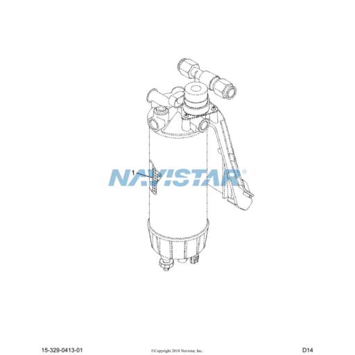 2611236C1 Navistar International | Extended-Life Element 30 Micron - 6 ...