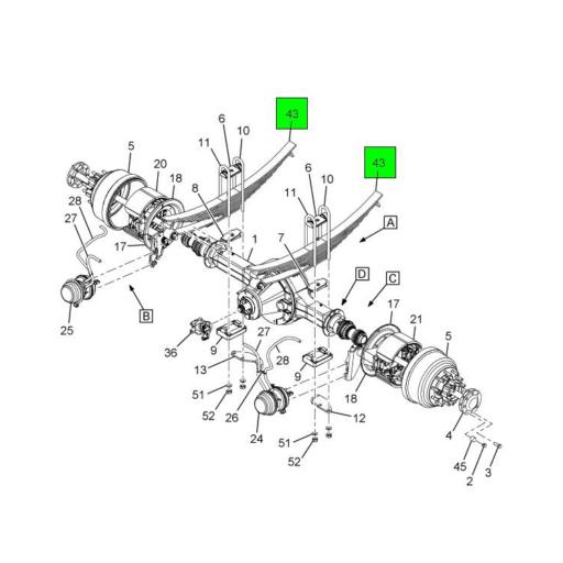 3534537C91 Navistar International | Spring Chassis Rear | Source One ...