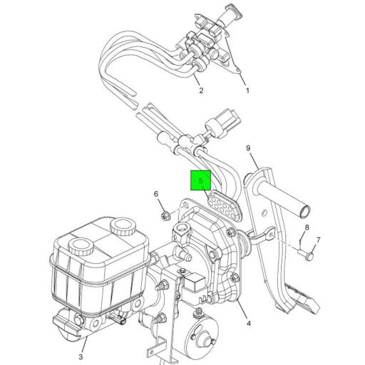 2505840C1 Navistar International | Guide Tube Passthrough Gland Up ...