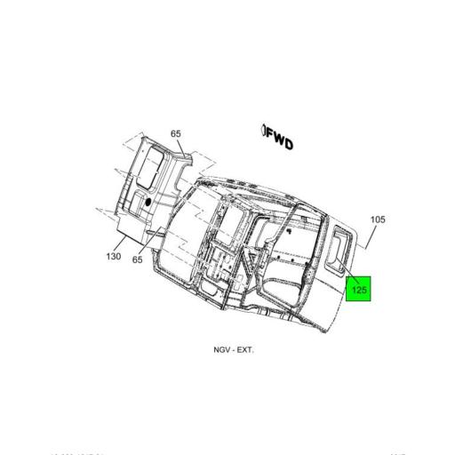 4100148C1 Navistar International | Panel Back For Altec PDM PR | Source ...