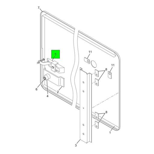 2216315C2 IC Bus | Bus Body Latch Lever Adjuster Flush Trigger Locking ...