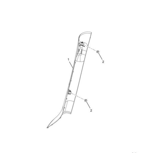 6127684C1 Navistar International | Panel A-Pillar Assembly No Slot Left ...