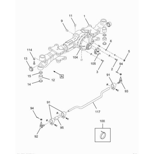 4085597C91 Navistar International | Fabco Front-Wheel Drive Axle ...