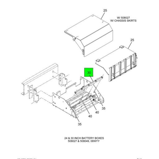 3620093C2 Navistar International | Battery Hold-Down Retainer | Source ...