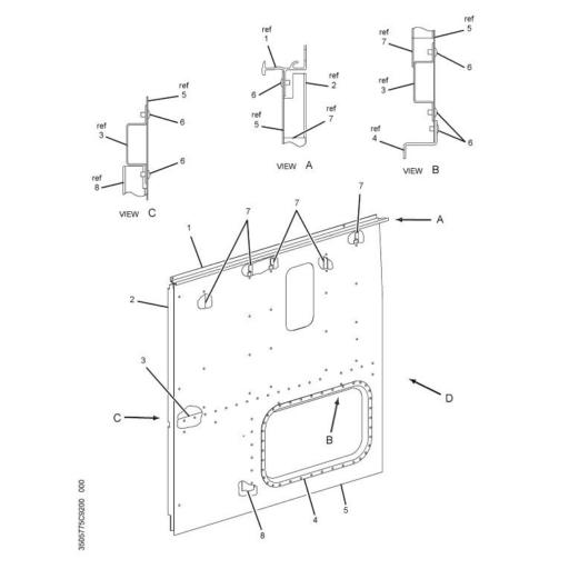 3574343C91 Navistar International | Right Rear Side Body Panel | Source ...