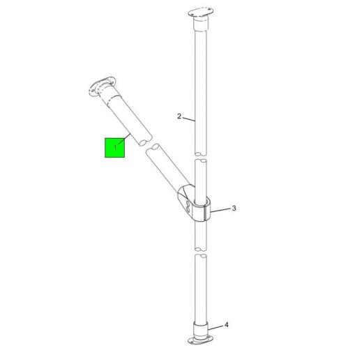 2211829C1 IC Bus | Padded Stanchion Horizontal Bar | Source One Parts ...
