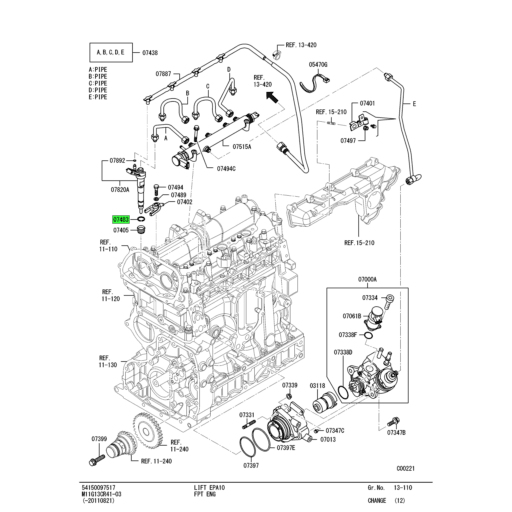 QC000155 Mitsubishi FUSO | Fuel Injection Nozzle Snap Ring | Source One ...