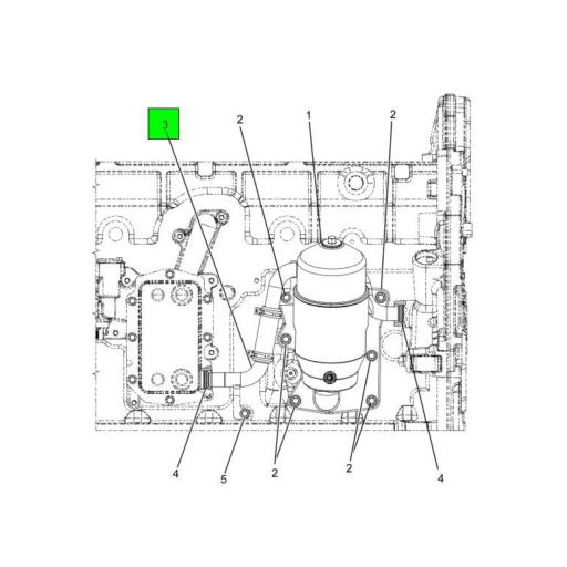 1842695C92 Navistar International | Oil Cooling Drain Tube | Source One ...
